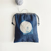 Snow Moon Drawstring Bag – Indigobird